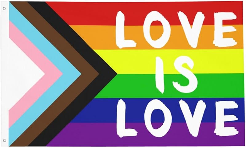 LGBT Pattern Flag, 3 x 5 FT Deco Flags Double Sided UV protection Fade ...