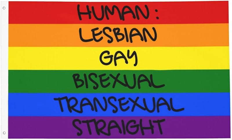 LGBT Pattern Flag, 3 x 5 FT Deco Flags Double Sided UV protection Fade ...
