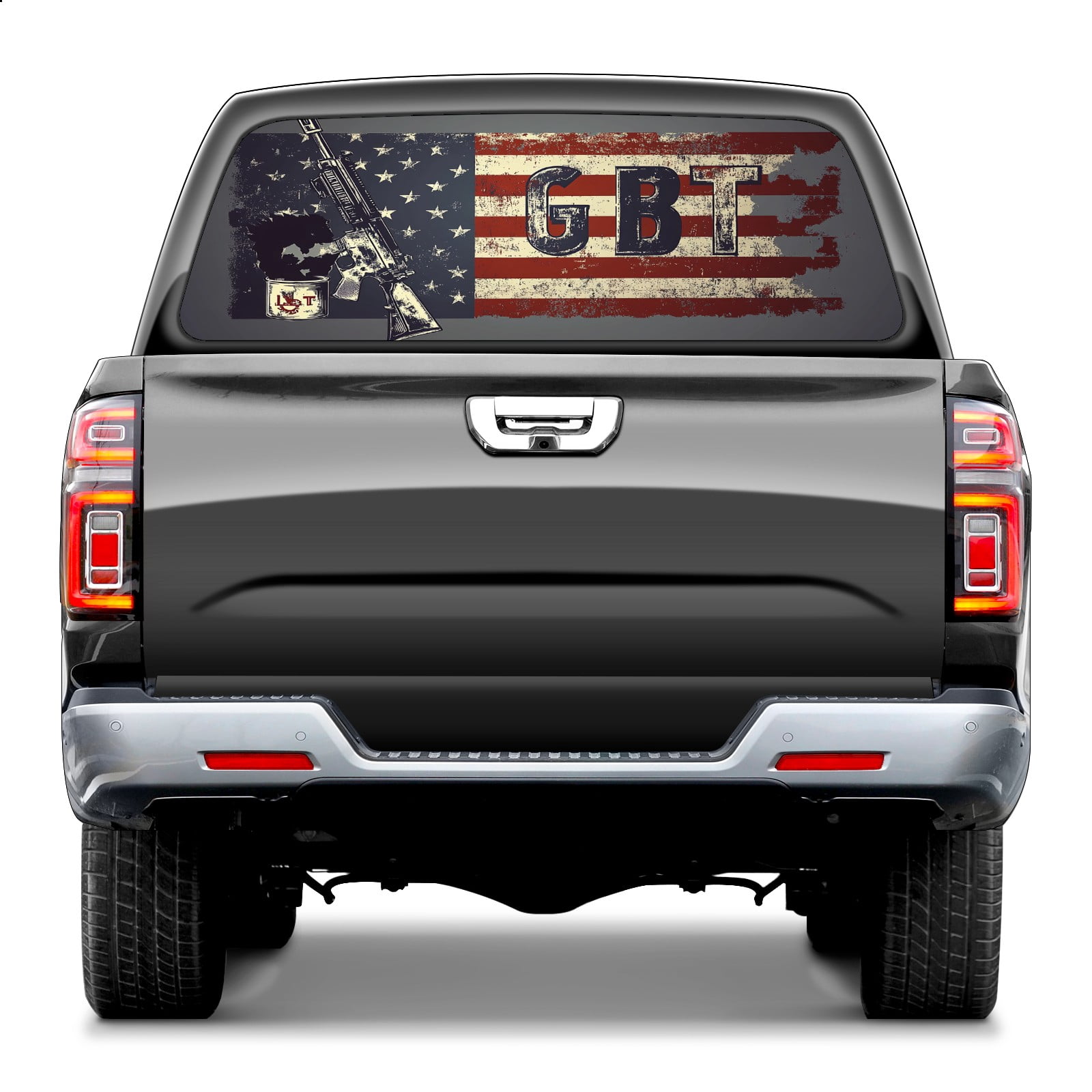 LGBT Pride Gay Rights Rear Window Decals for Trucks- Pickup Car Window ...