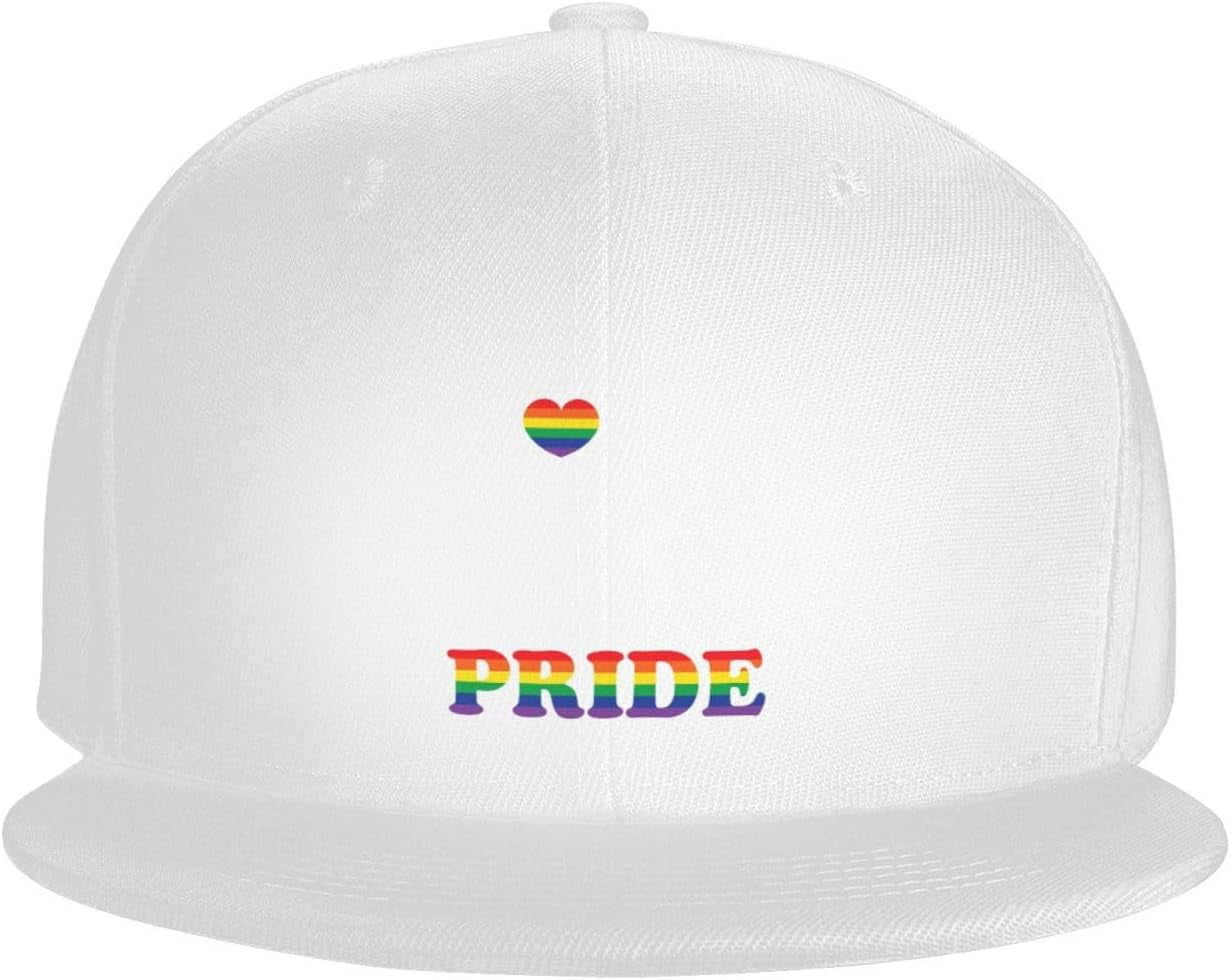 LGBT Pride Month Hat Don't Hide Your Pride Flat Bill Brim Hat Gay Pride ...