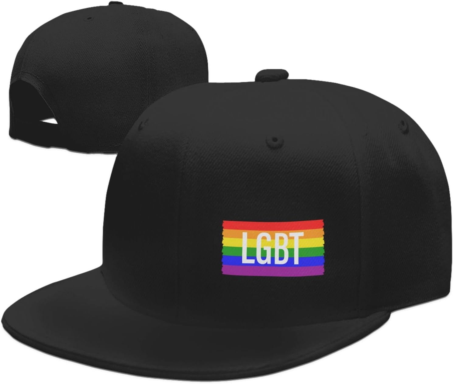LGBT Pride Month Hat LGBT Flat Bill Brim Hat Gay Pride Lesbian Love Cap ...