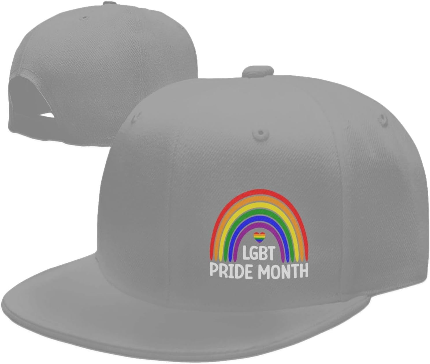 LGBT Pride Month Hat LGBT Pride Month Flat Bill Brim Hat Gay Pride ...
