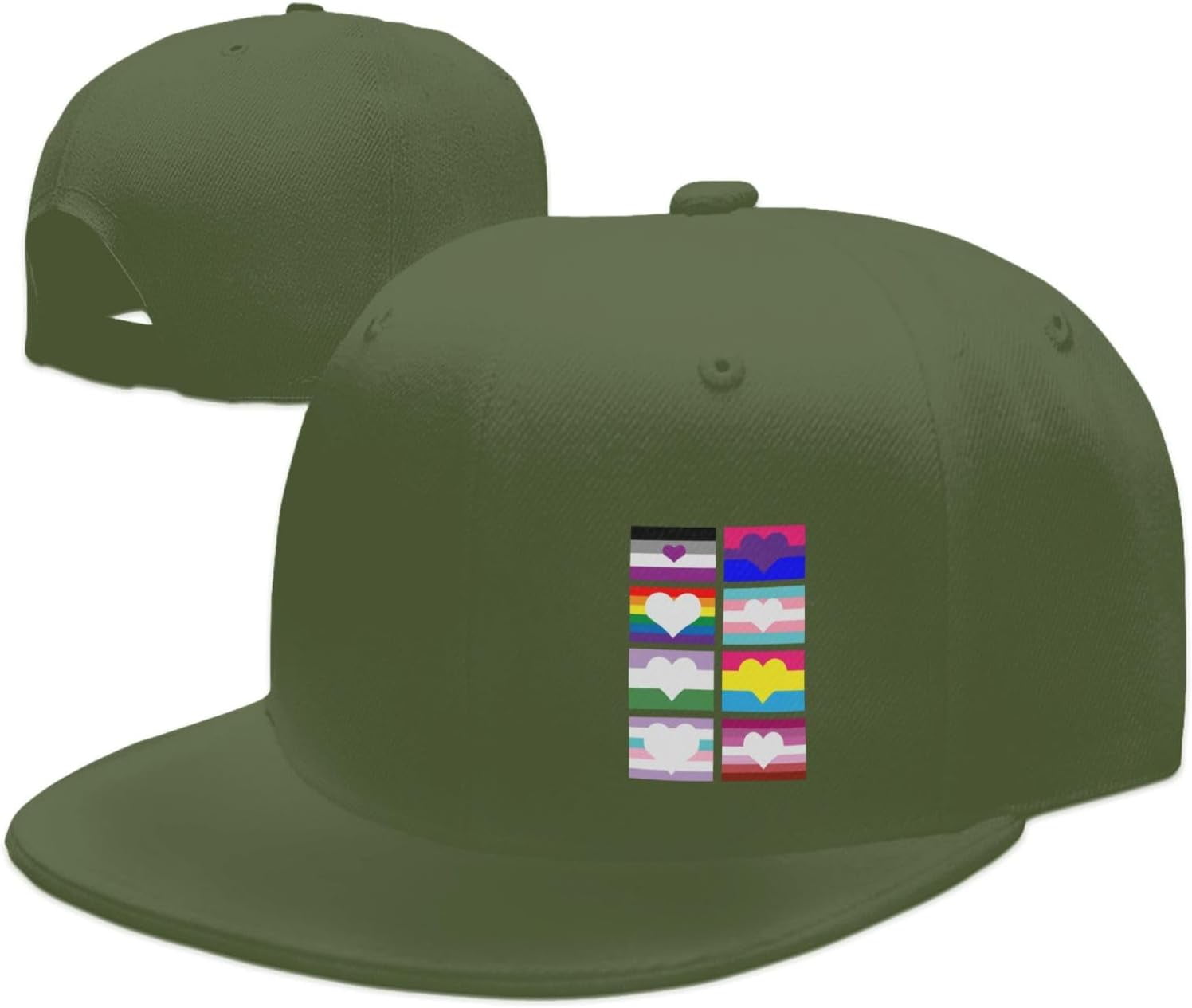 LGBT Pride Month Hat Pride Flags Flat Bill Brim Hat Gay Pride Lesbian ...