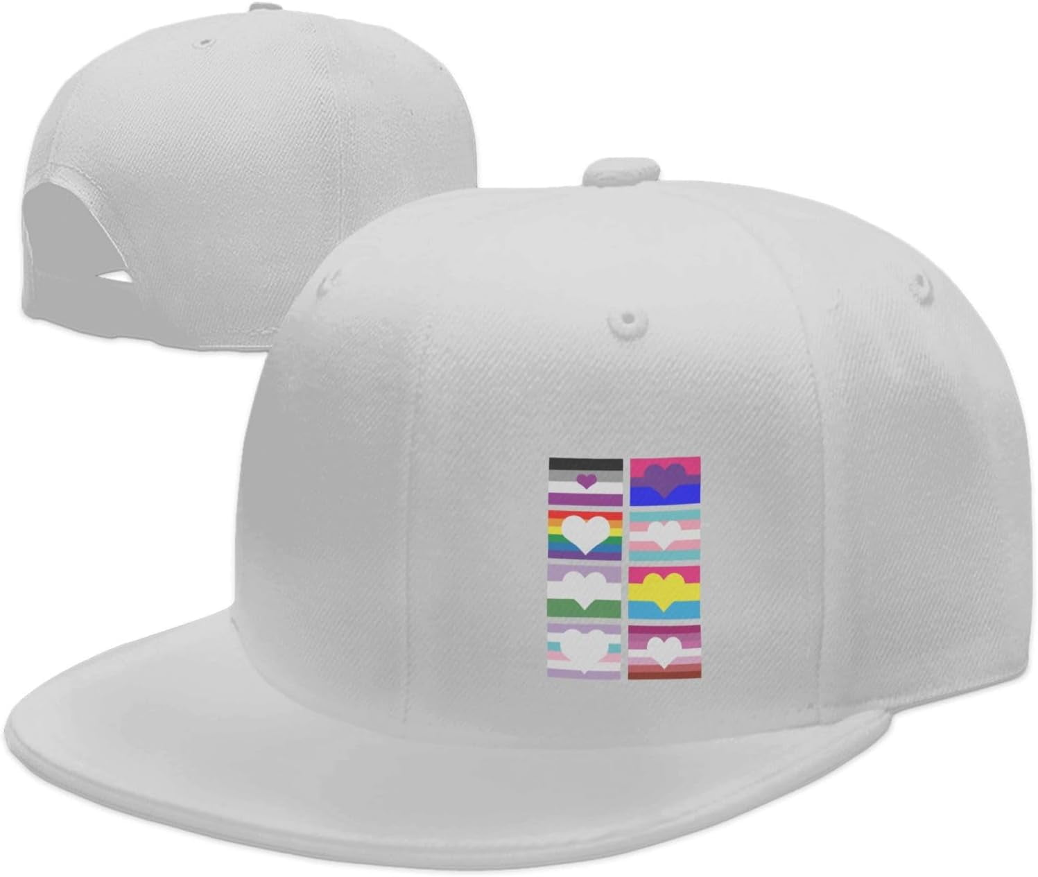 LGBT Pride Month Hat Pride Flags Flat Bill Brim Hat Gay Pride Lesbian ...