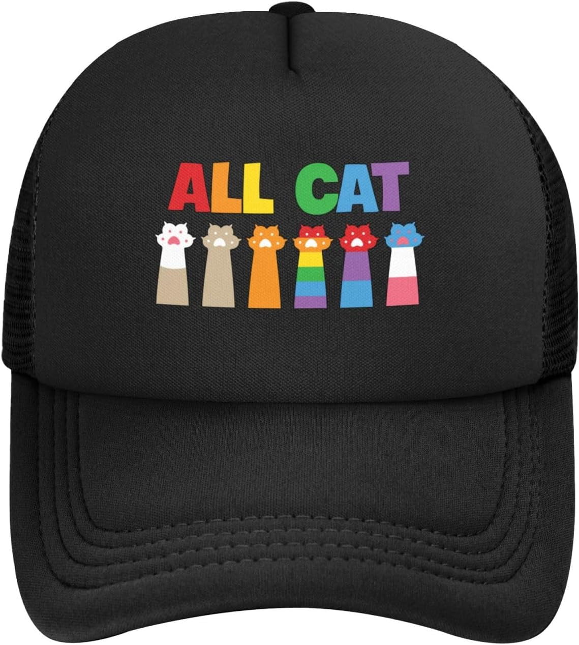 LGBT Pride Month Mesh Hat Cat LGBT Pride Diversity Trucker Hatgay Pride ...