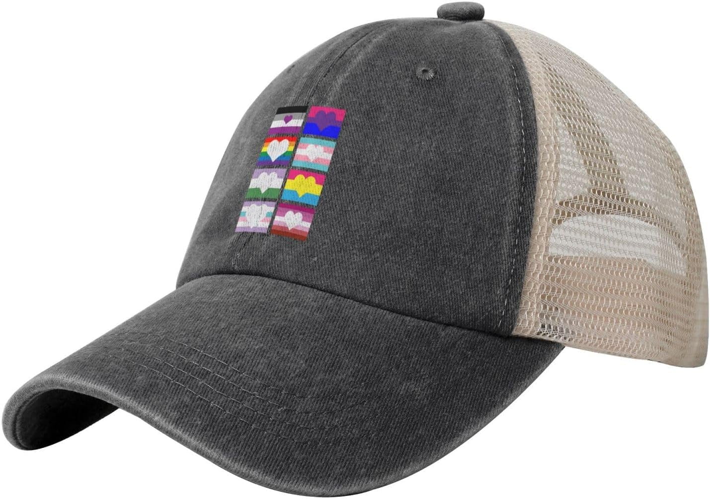 LGBT Pride Month Mesh Hat Pride Flags Hat Gay Pride Lesbian Love Cap ...