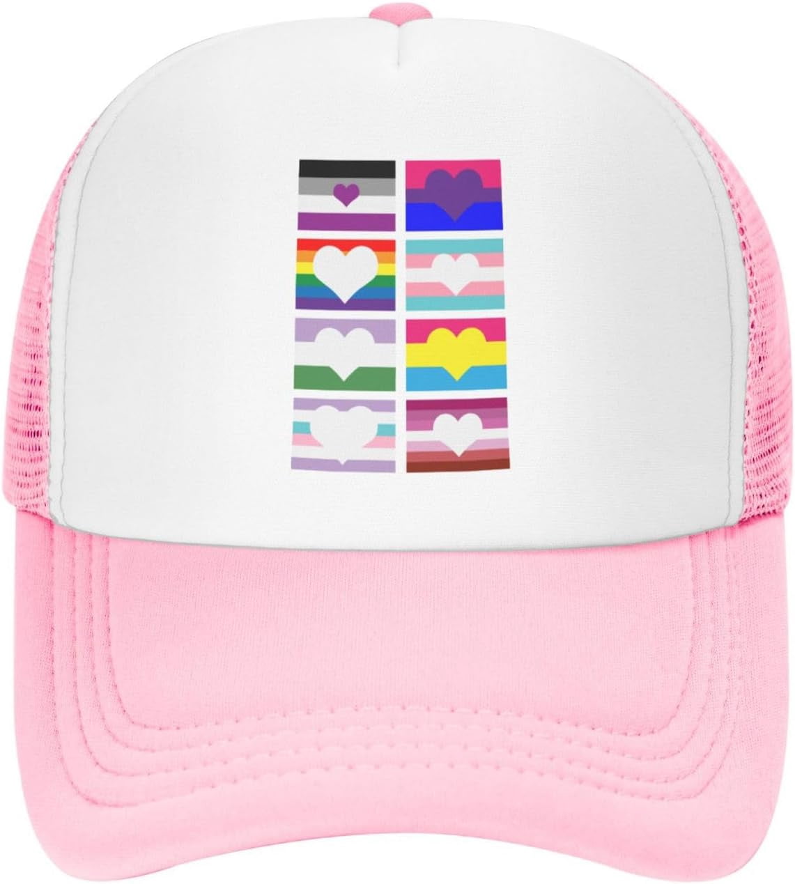 LGBT Pride Month Mesh Hat Pride Flags Trucker Hat Gay Pride Lesbian ...