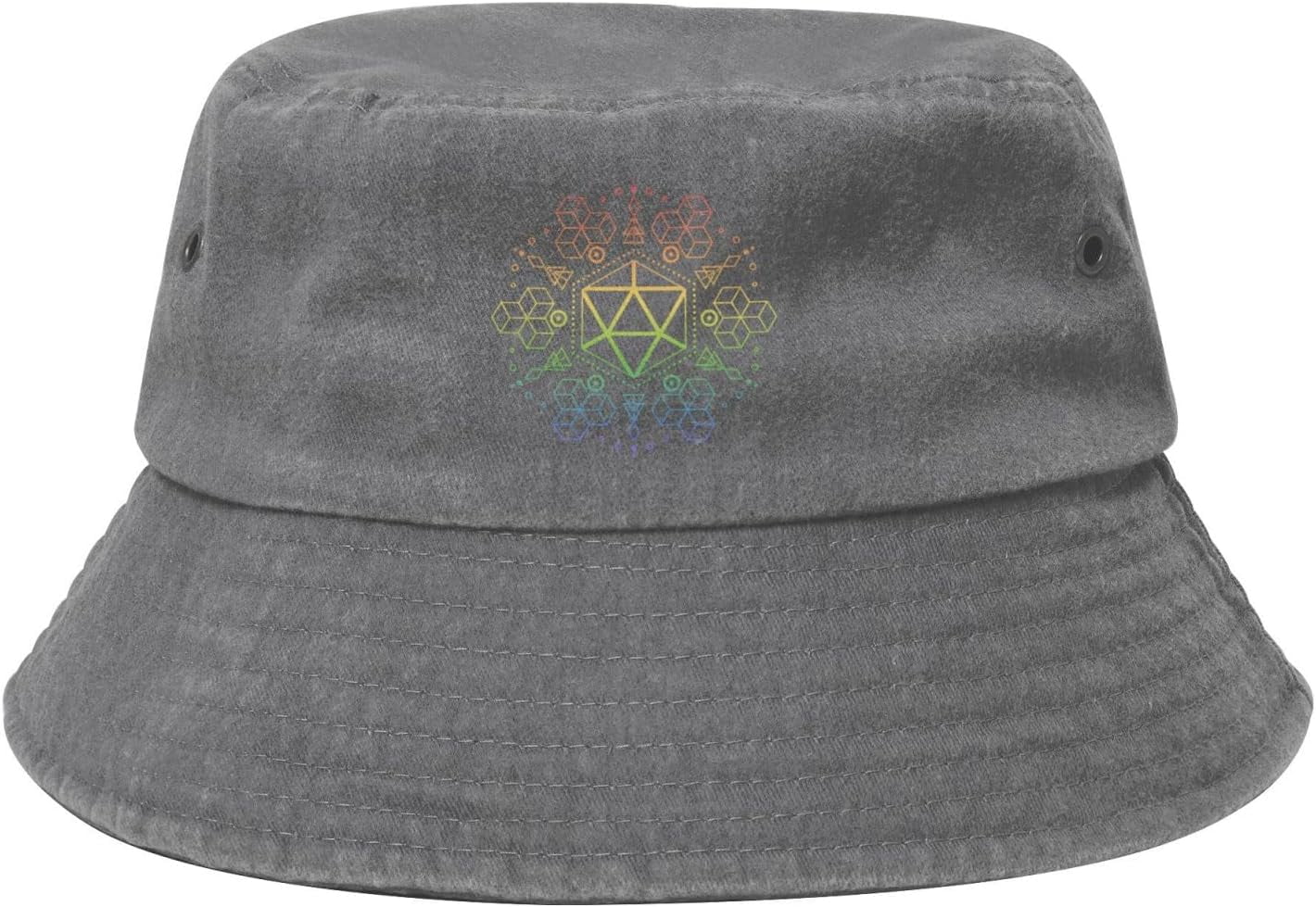LGBT Pride Polyhedral Dice Sword for DND Player Denim Cowboy Hat Bucket ...