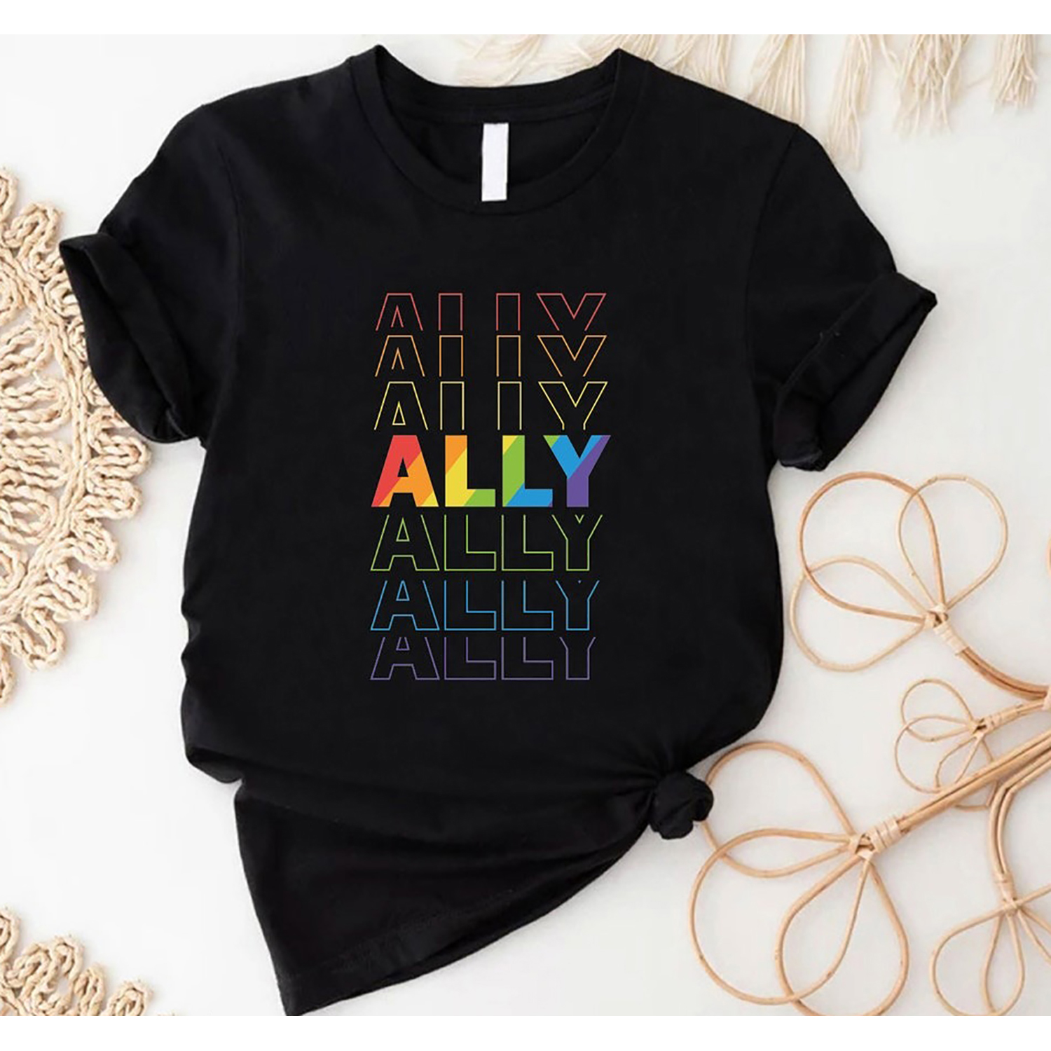 LGBTQ Ally Shirt, Love Is Love Tshirt, LGBTQ Support Gift, Trans Ally ...
