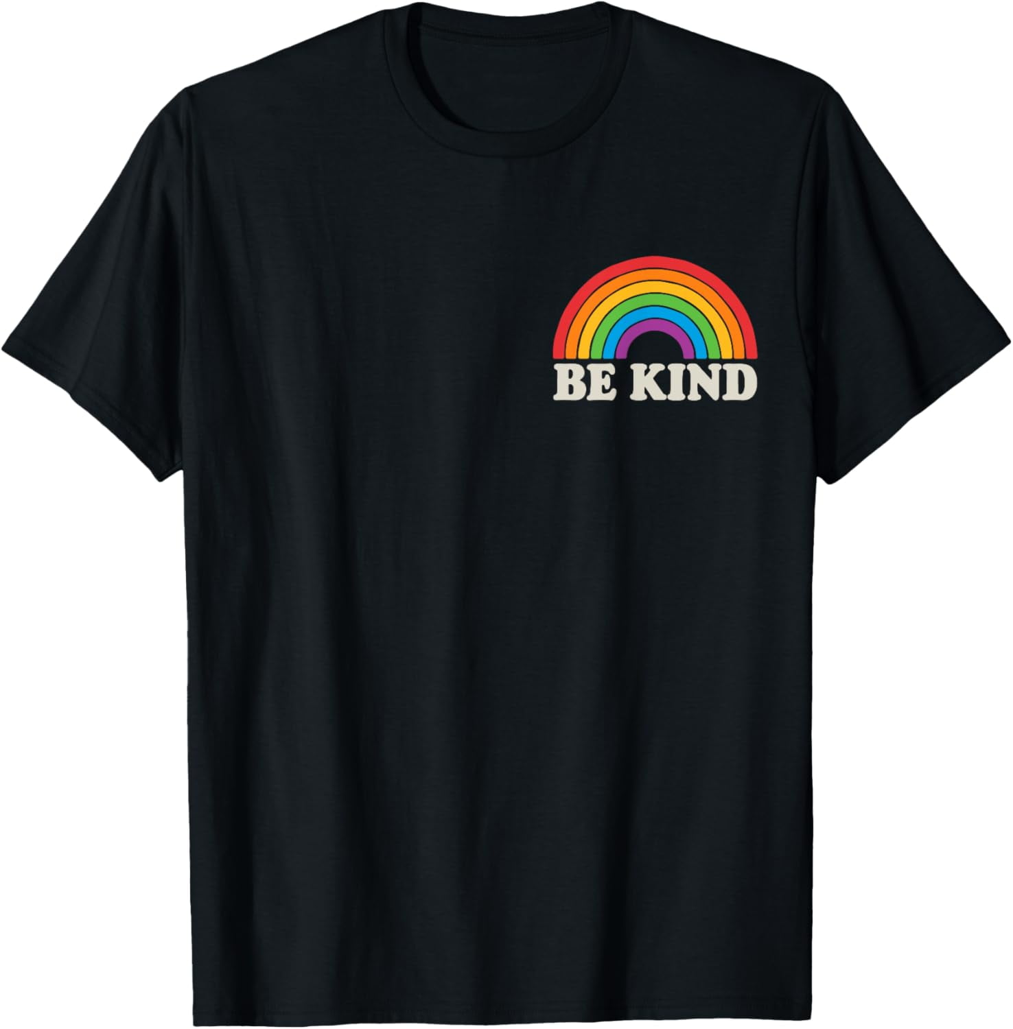 LGBTQ Be Kind Pocket Gay Pride LGBT Ally Rainbow Vintage T-Shirt Tops ...