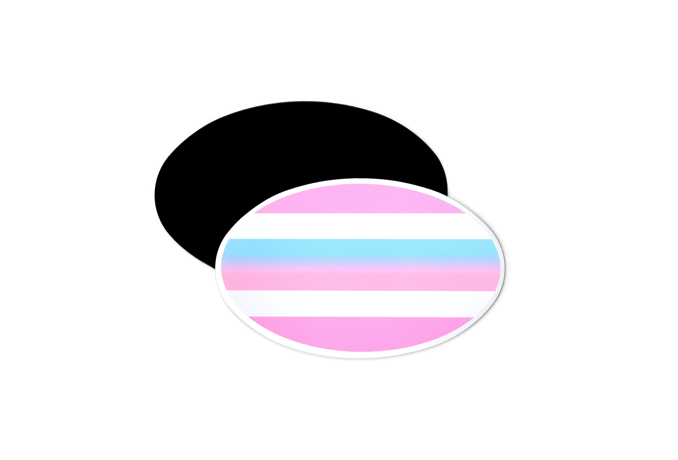 LGBTQ+ Bigender Pride Flag Car Bumper Magnet - 5x3 Inch Oval - 1 ...