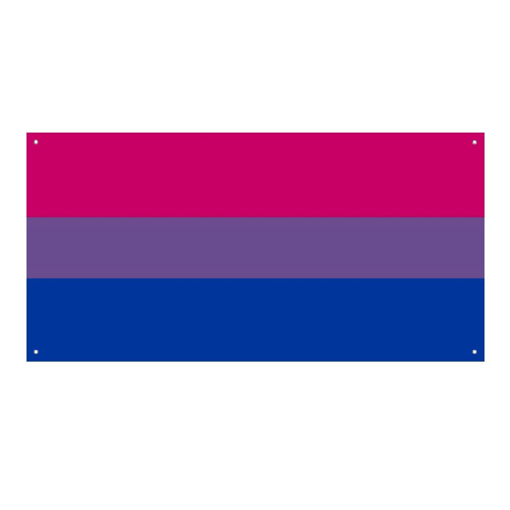 LGBTQ Bisexual Pride Banners Flag Hanging Backdrop Sign Wall Decoration ...