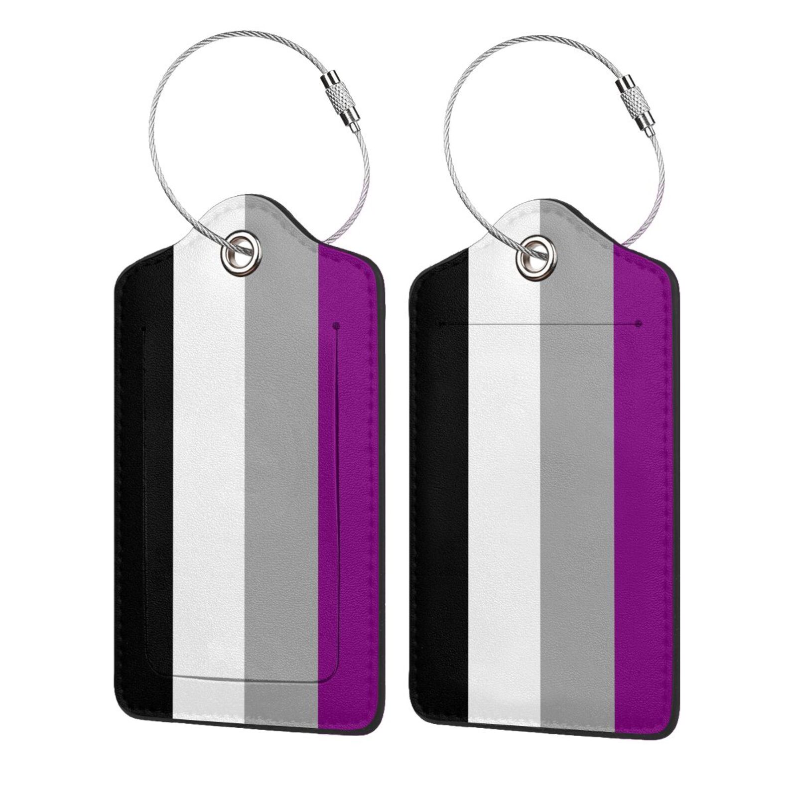 LGBTQ Demisexual Pride Luggage Tags for Suitcase Tags Identifiers with ...