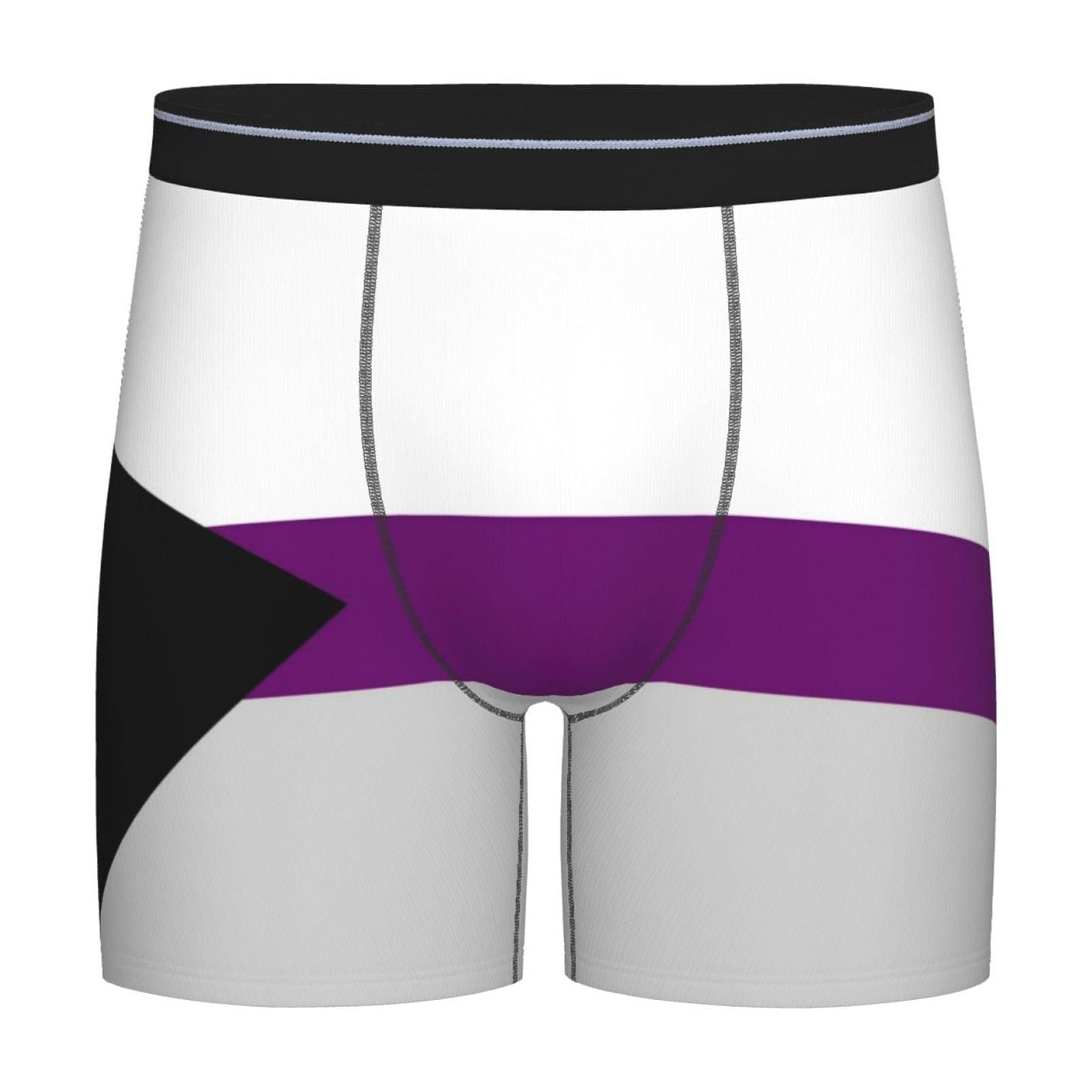 LGBTQ Demisexual Pride pattern Men's Underwear Boxer Briefs Soft ...