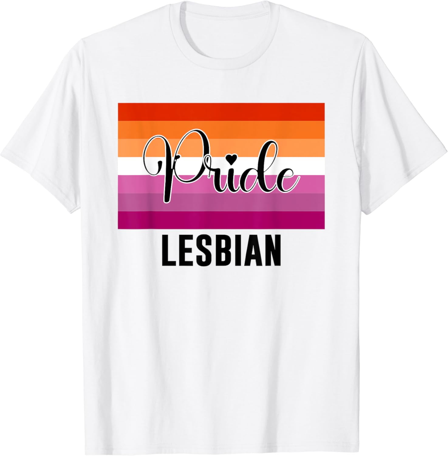 LGBTQ Fan Design Merch Pride Flag Lesbian T-Shirt - Walmart.com