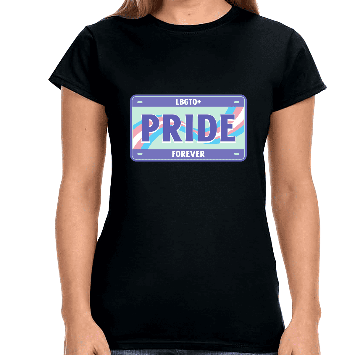 LGBTQ+ Forever License Plate LGBT Rainbow Flag Gay Pride Shirts for ...