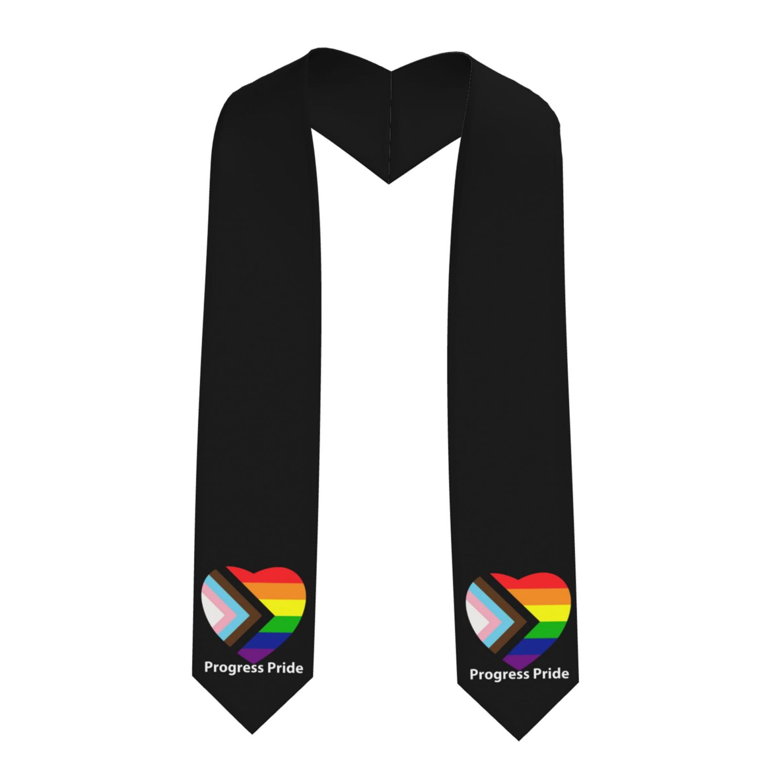 LGBTQ Gay Progress Ally Pride Flag Graduation Stole Shawl Wraps 72 x 5. ...