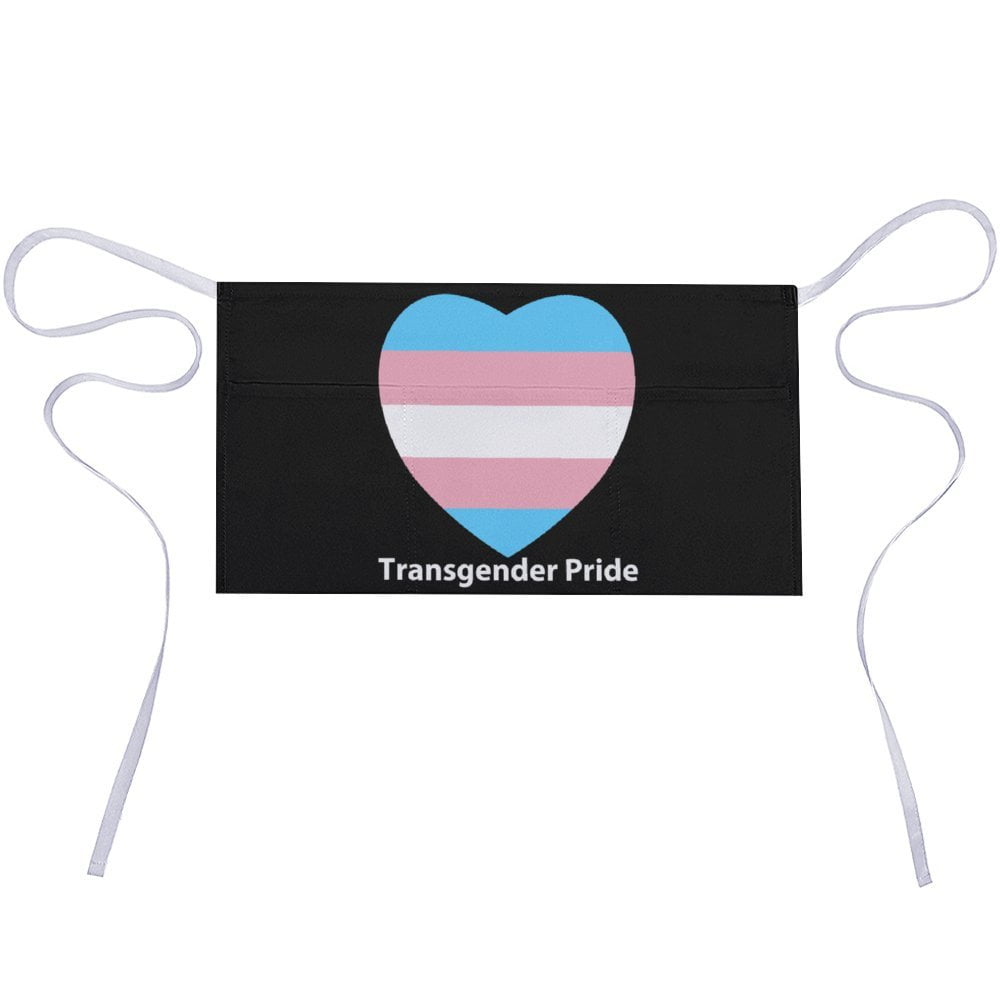 LGBTQ Gay Transgender Ally Pride Flag Chef Apron Server Aprons with 3 ...