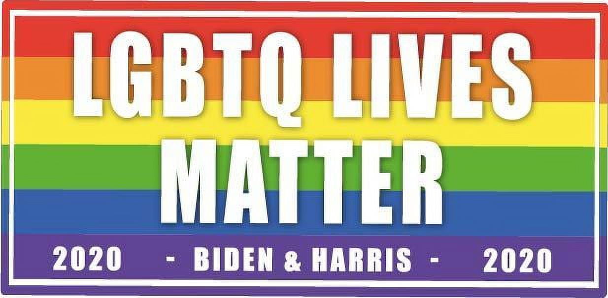 LGBTQ Lives Matter Campaign Sign Vinyl Sticker Car Window Bumper Decals ...
