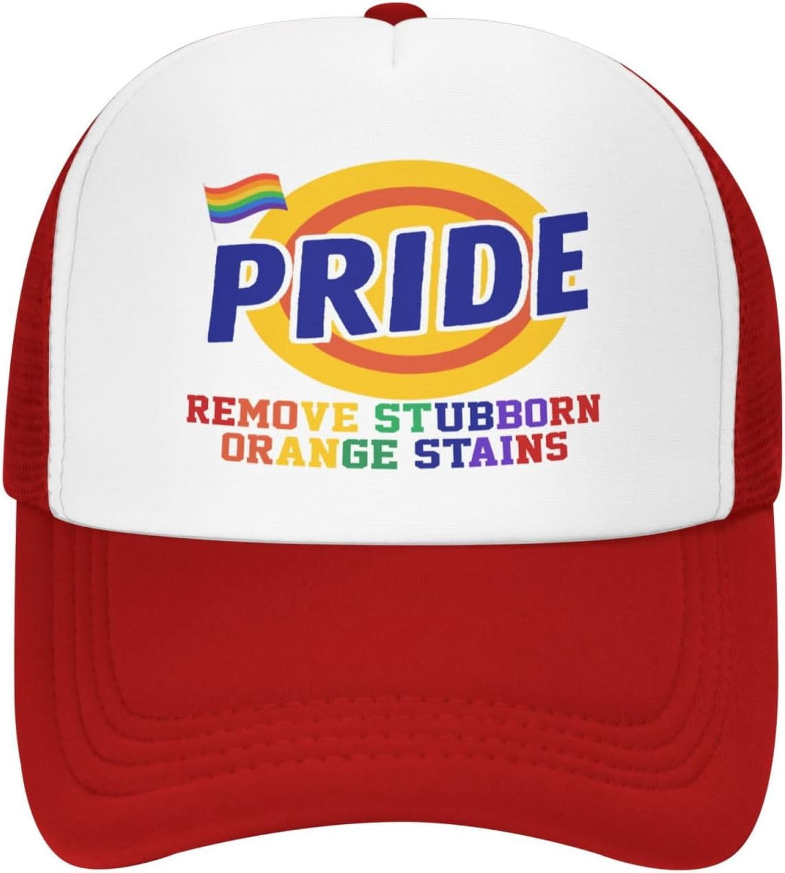 LGBTQ Mesh Trucker Hat for Pride Month – No More Stubborn Orange Stains ...