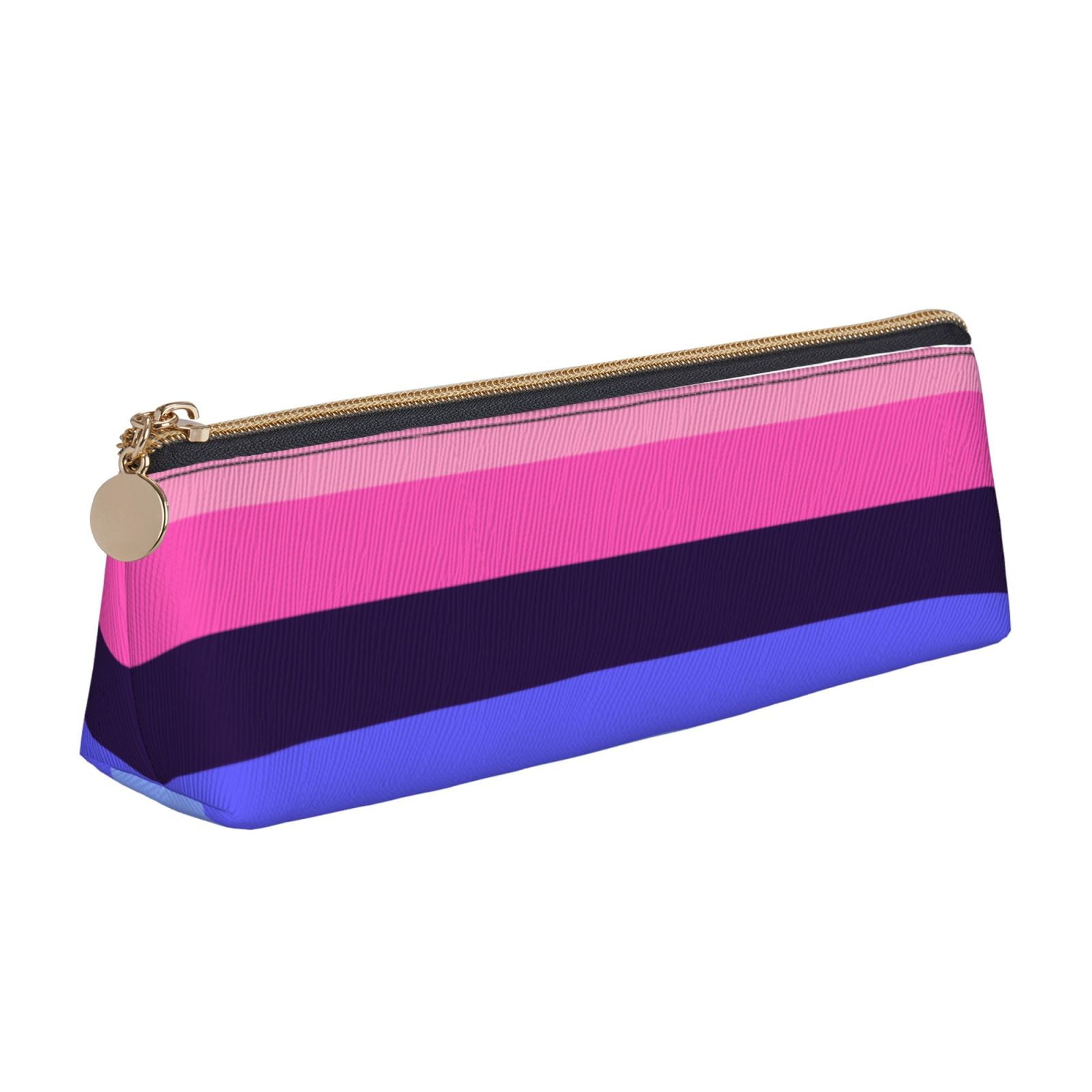 LGBTQ Omnisexual Pride print Pencil Case Leather Pen Pouch Storage Bag ...