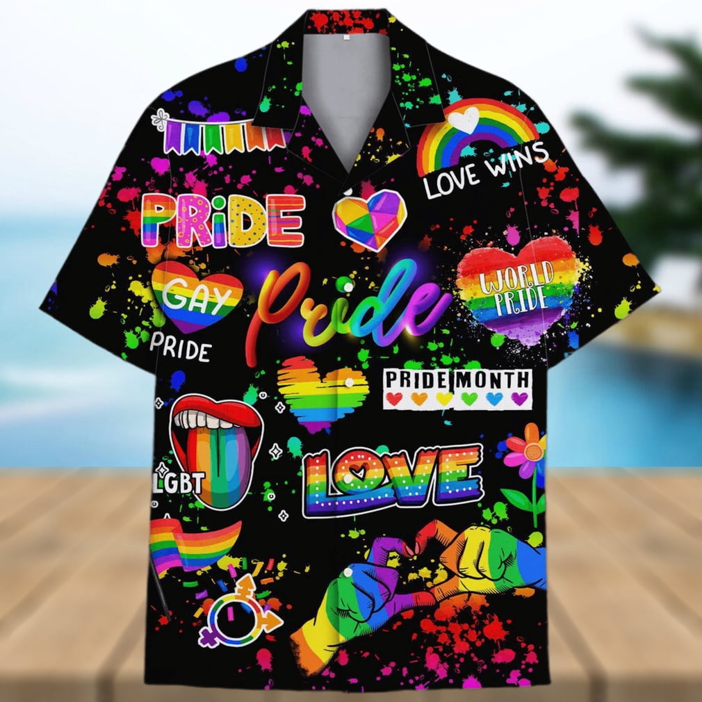 LGBTQ Pride Aloha Hawaiian Shirt Summer Gift For Men And Women ...