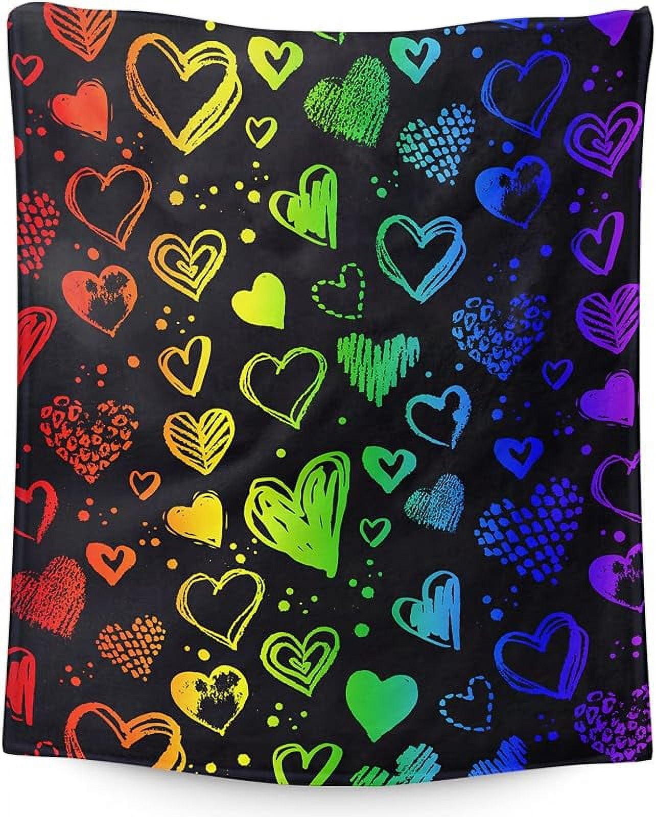 LGBTQ Pride Blanket Gifts, 40"x30" Rainbow Throw Blanket for LGBTQ, Gay ...