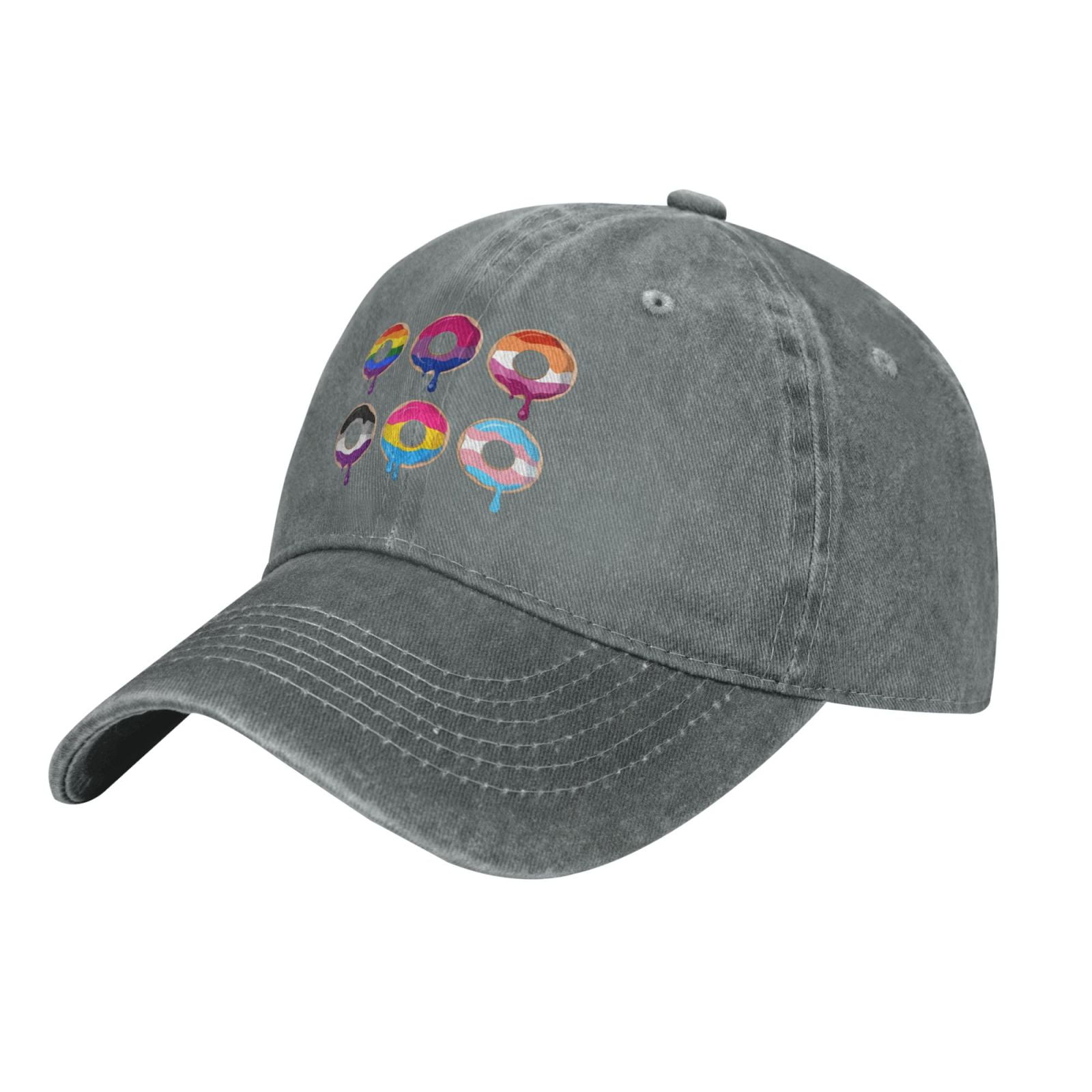 LGBTQ Pride Donuts Cowboy Hat Baseball Cap Washed Cotton Adjustable ...