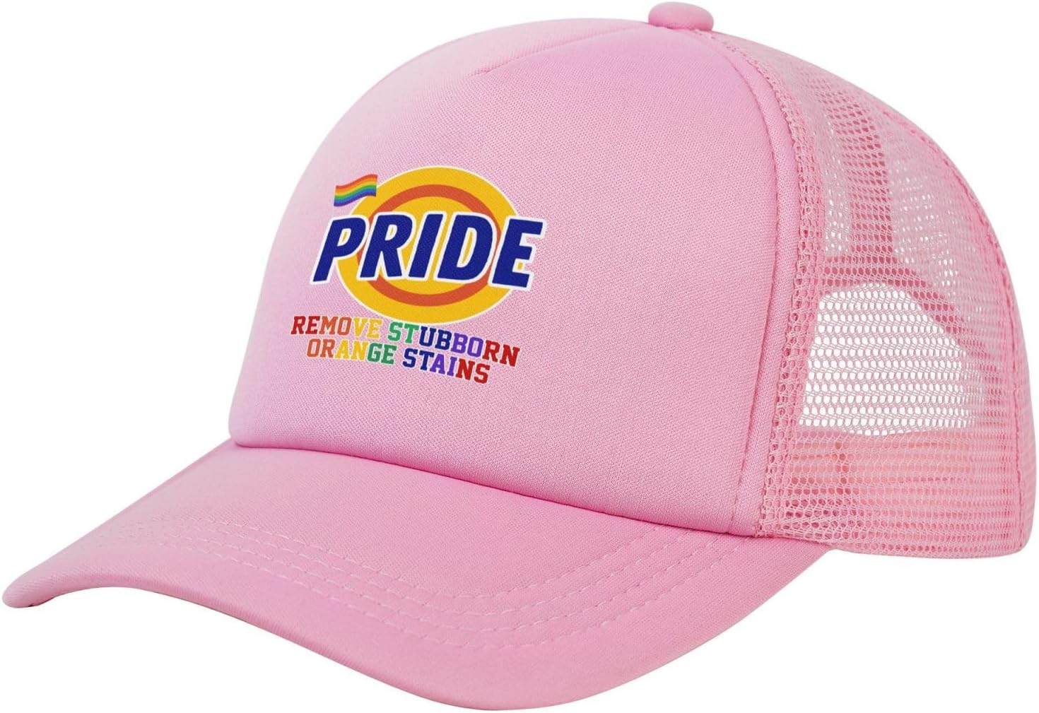 LGBTQ Pride Mesh Trucker Hat – Built to Fight Orange Stains - Walmart.com