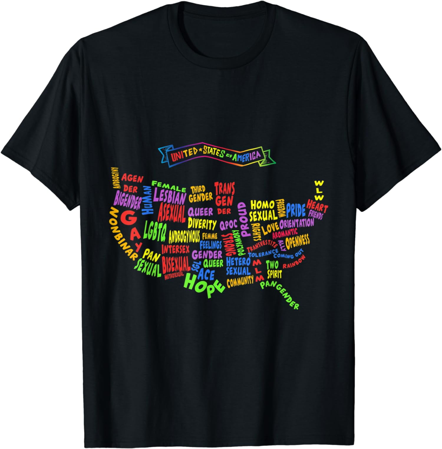 LGBTQ Quotes PRIDE MONTH USA T-Shirt - Walmart.com