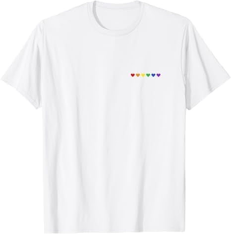 LGBTQ Rainbow Flag Shirt Gay Pride Cool LGBT Transgender Lesbian ...