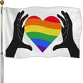 LGBTQ Rainbow Flags 3x5 ft Gay Pride Outdoor Flag with 2 Grommets,For ...