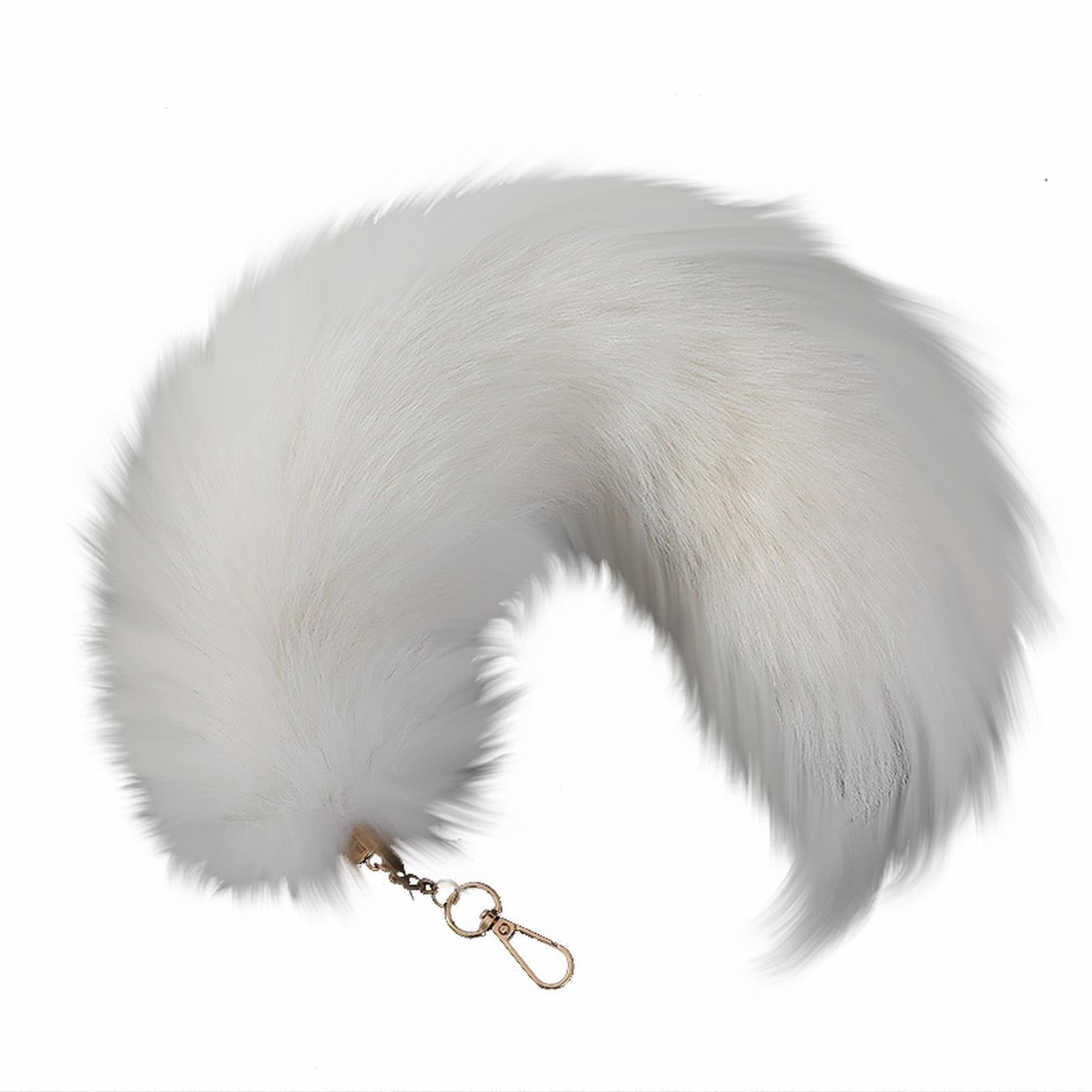 LGCASL Tail Keychain Faux Tail Keychain Furry Tail Tassels Pendant for ...