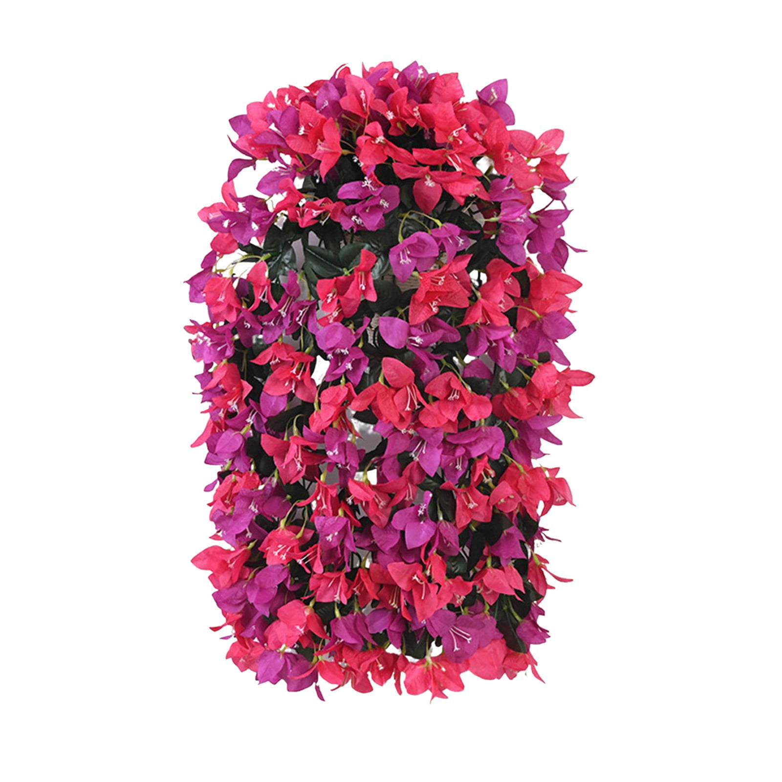 LGHDIWN Artificial Hanging Bougainvillea for Outdoor Decoration - Long ...