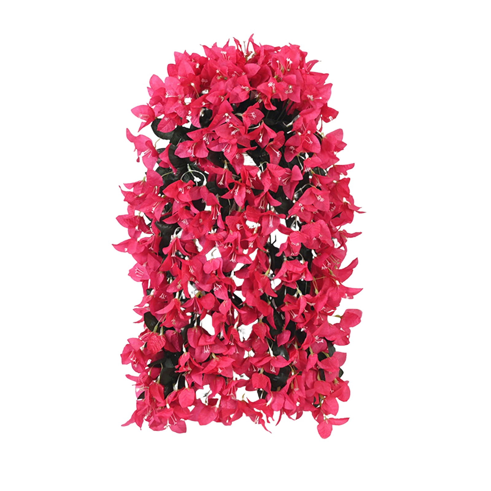 LGHDIWN Artificial Hanging Bougainvillea for Outdoor Decoration - Long ...