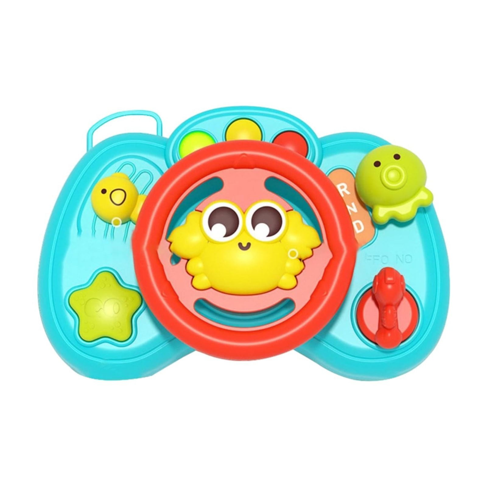 LGHDIWN Kids Electric Early Education Simulation Steering Wheel ...