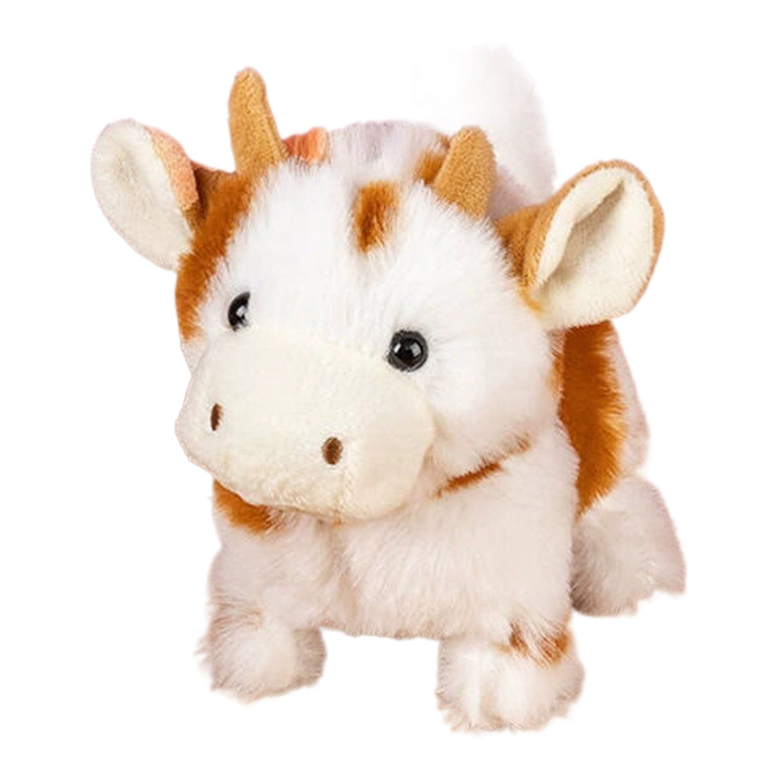 LGHDIWN Mini Stuffed Cows, Floppy Dairy Cattle Cow Plush Toy - 5.9 Inch ...