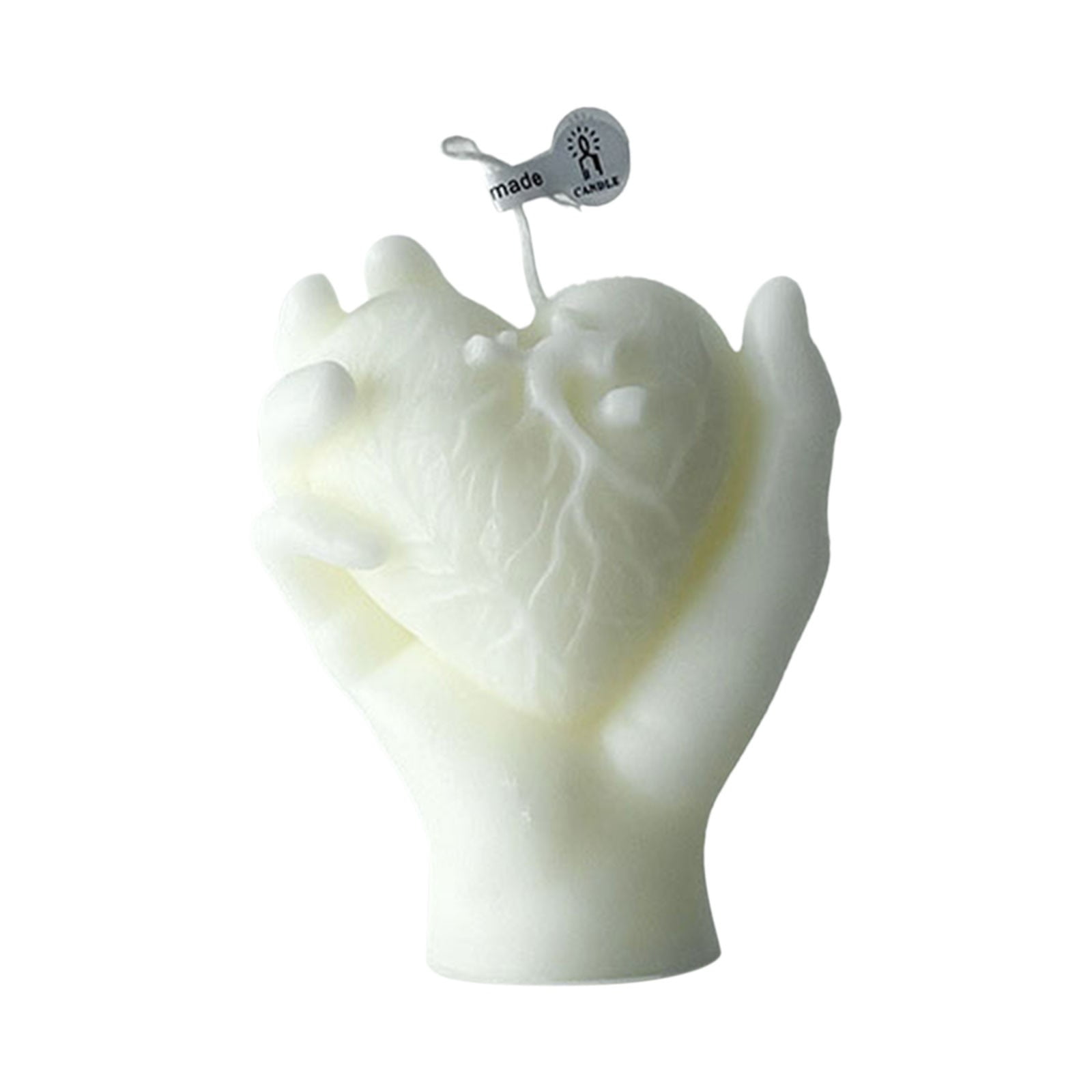 LGHDIWN Valentine's Day Hand Held Heart Shaped Aromatherapy Candle ...