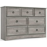 LGHM Tall 7 Drawer Dresser, Deep Chest of Drawers for Bedroom Living ...