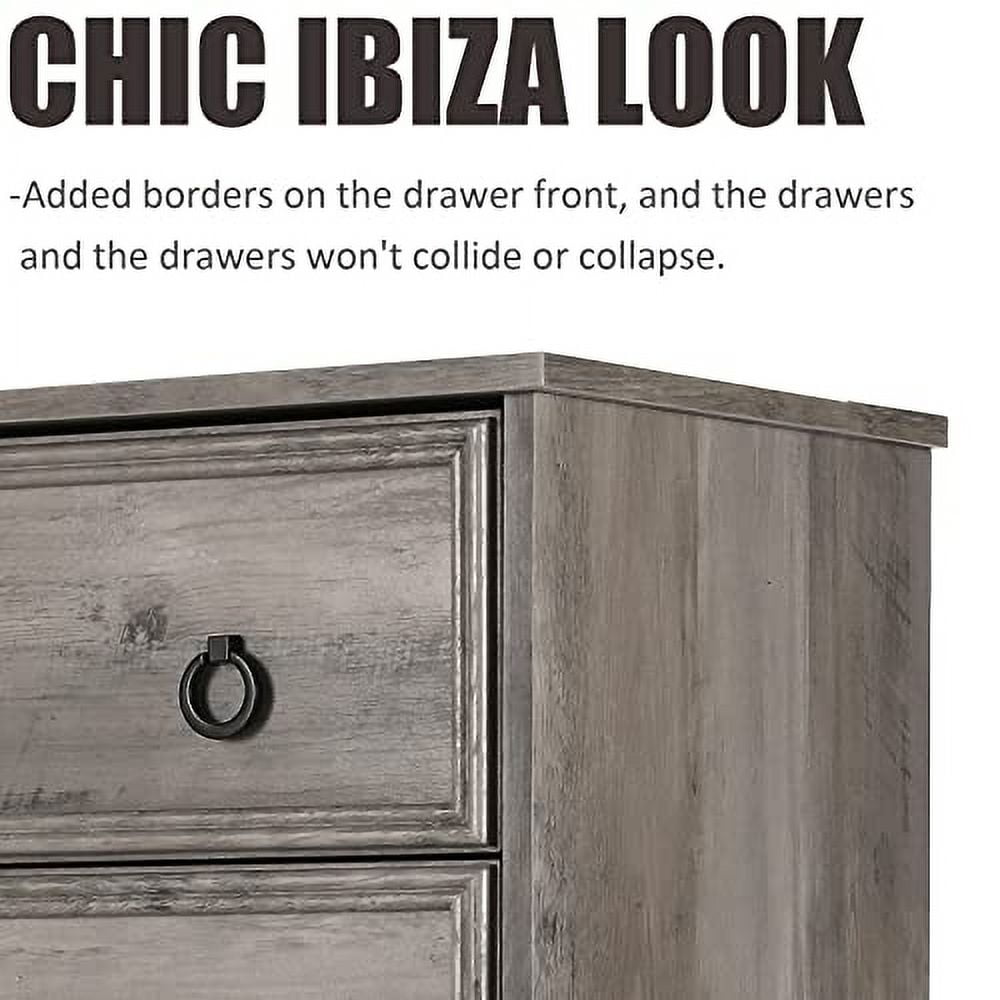 LGHM Modern 4 Drawer Dresser, Dressers for Bedroom, Tall Chest of ...