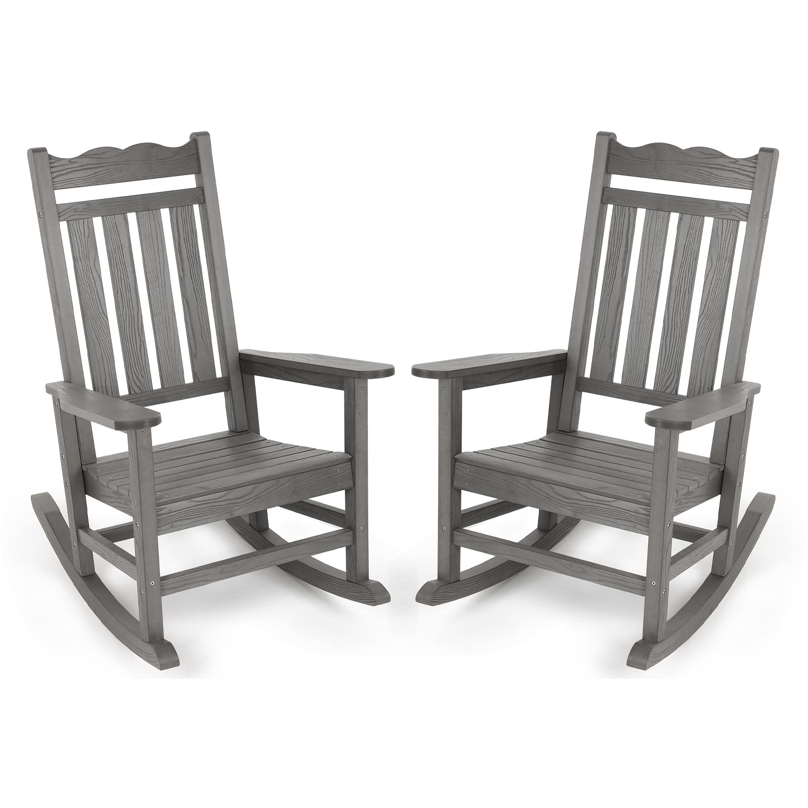 A & L Furniture Yellow Pine Classic Porch Rocker - Walmart.com