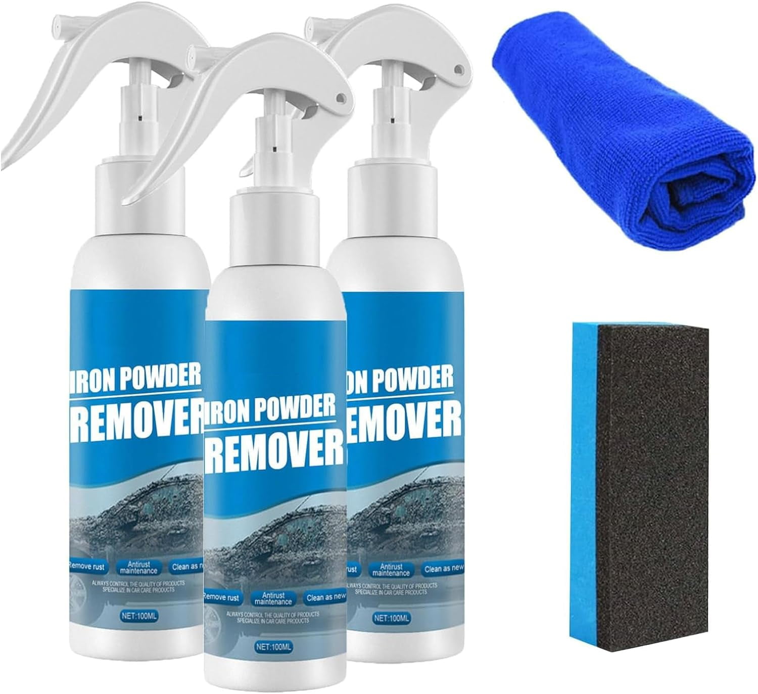 LGM Iron Powder Remover, Rust Removal Spray, Rust Remover, Multipurpose ...