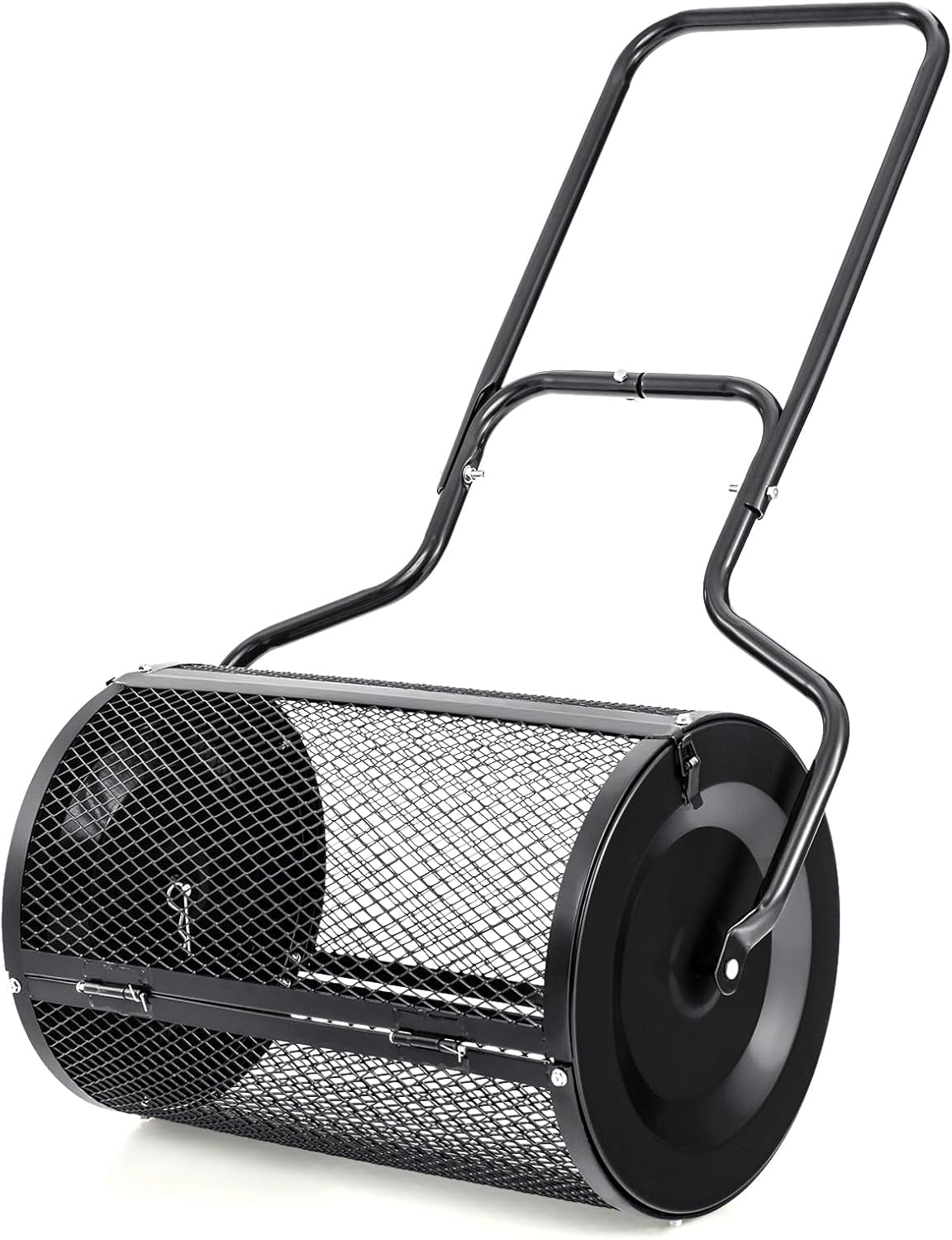 LGOOD 24-Inch Compost Spreader, Peat Moss Spreader with Upgrade Side ...