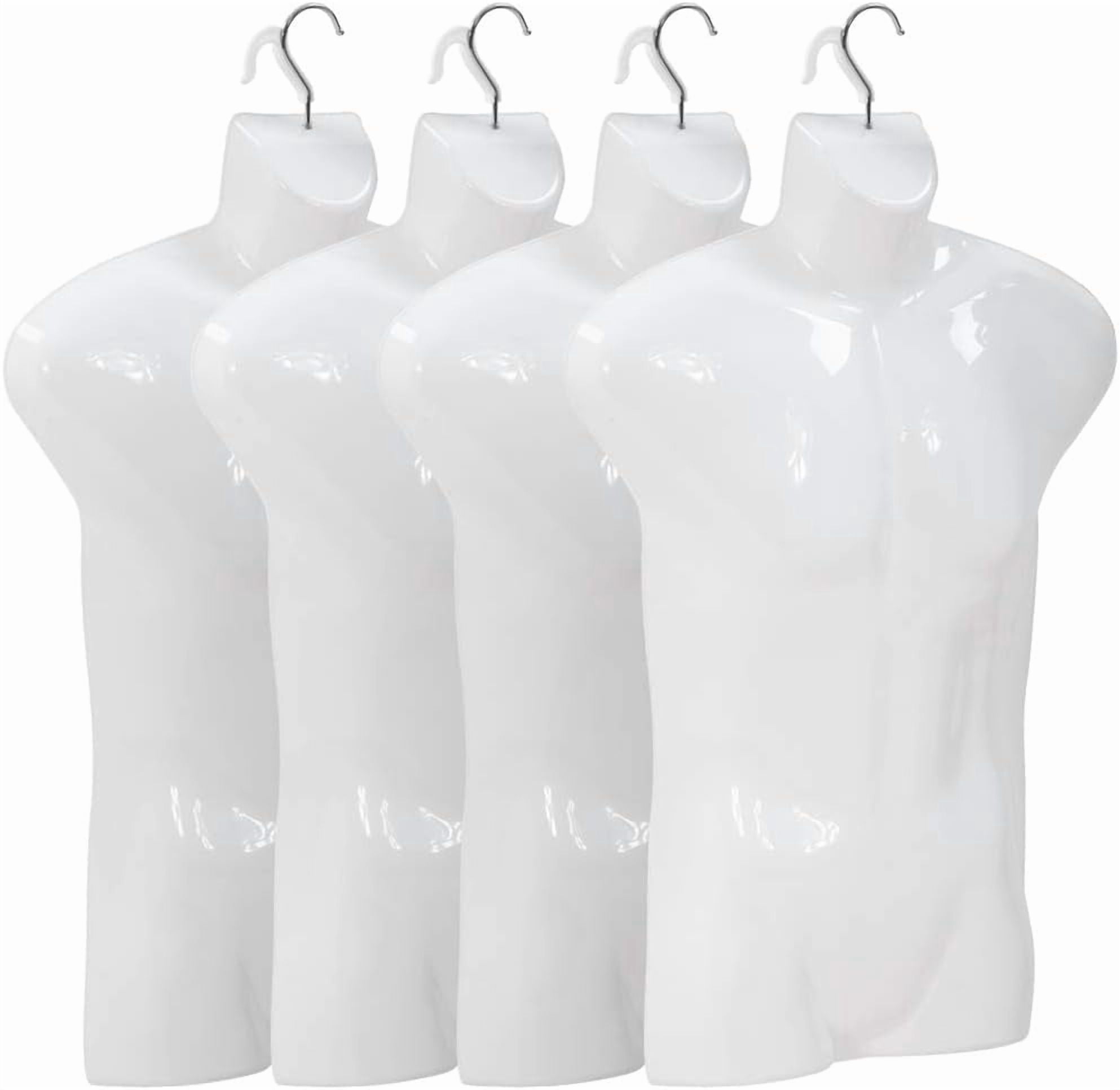 LGOOD 4PCS Male Torso Dress Form Sewing Mannequin Polypropylene (PP ...