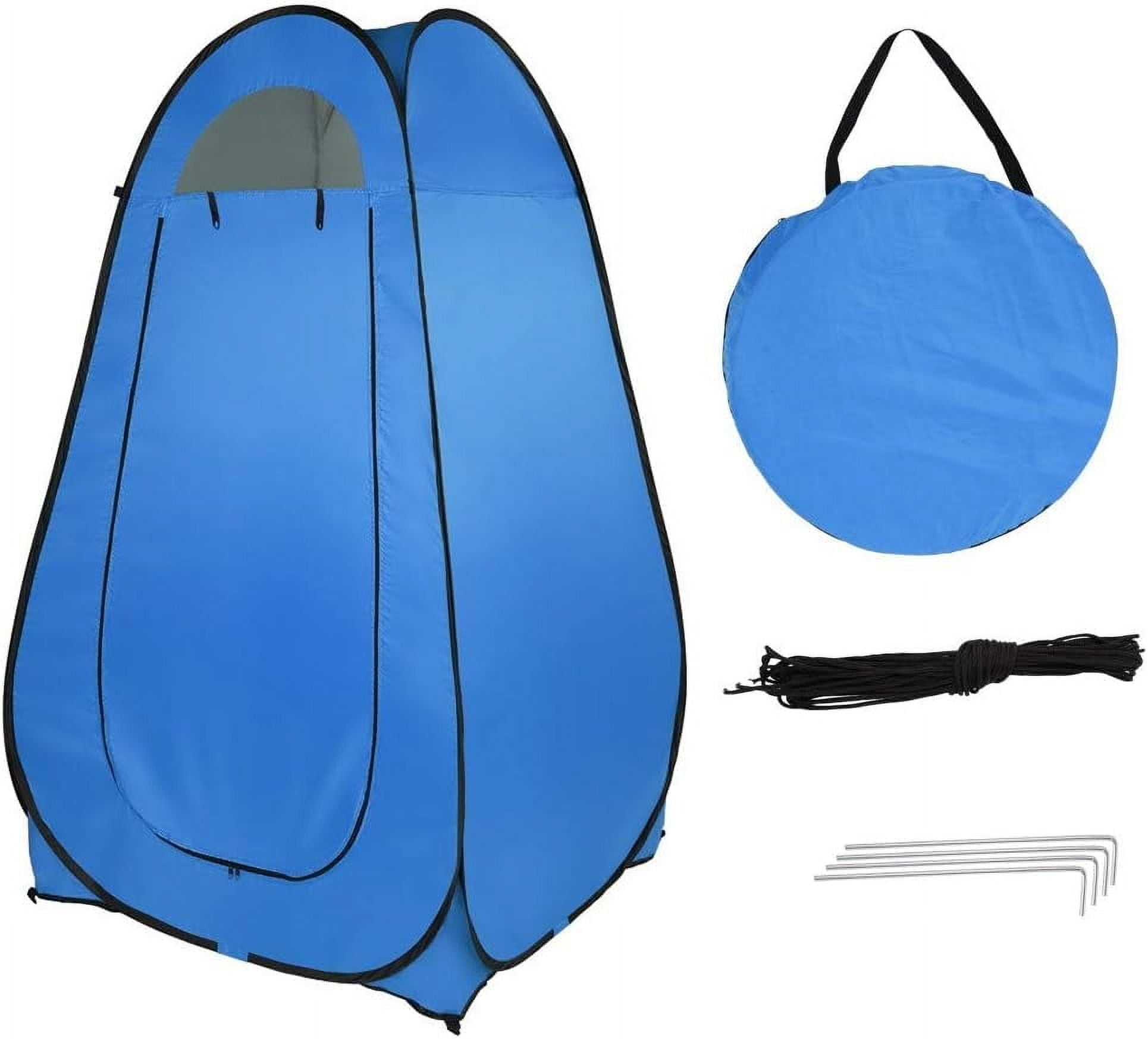 LGOOD Portable Pop Up Dressing Tent Shower Tent with Window, Outdoor ...