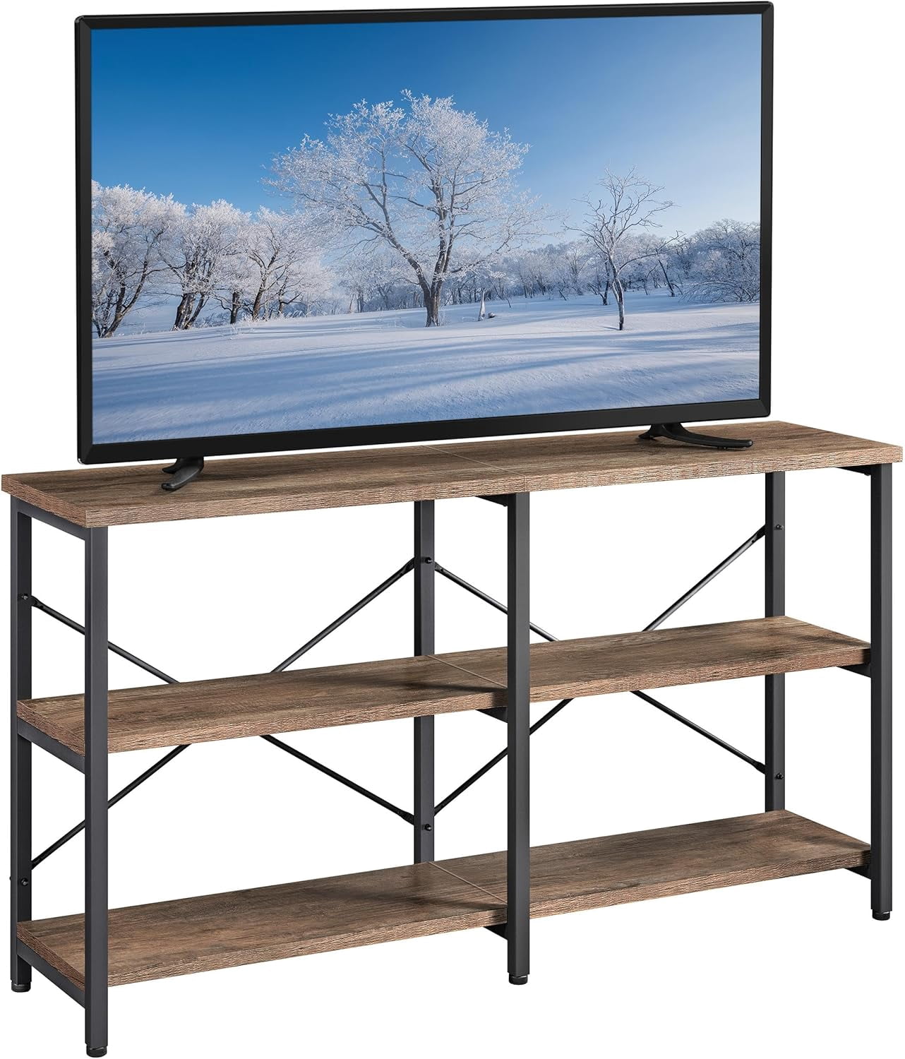LGOOD TV Stand for TV up to 65 Inch, 55 Inch Media Console Table with 3 ...