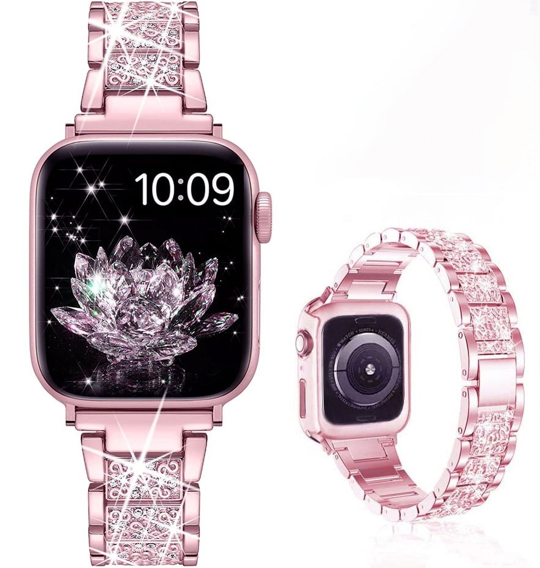 LGSY Apple Watch Band 38mm 40mm 41mm Series 8 7 6 5 4 3 2 1 SE Women ...