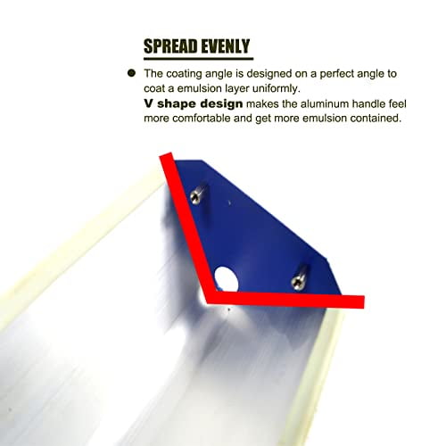 LGXEnzhuo Aluminum Scoop Coater Screen Printing Coating Tools Emulsion ...