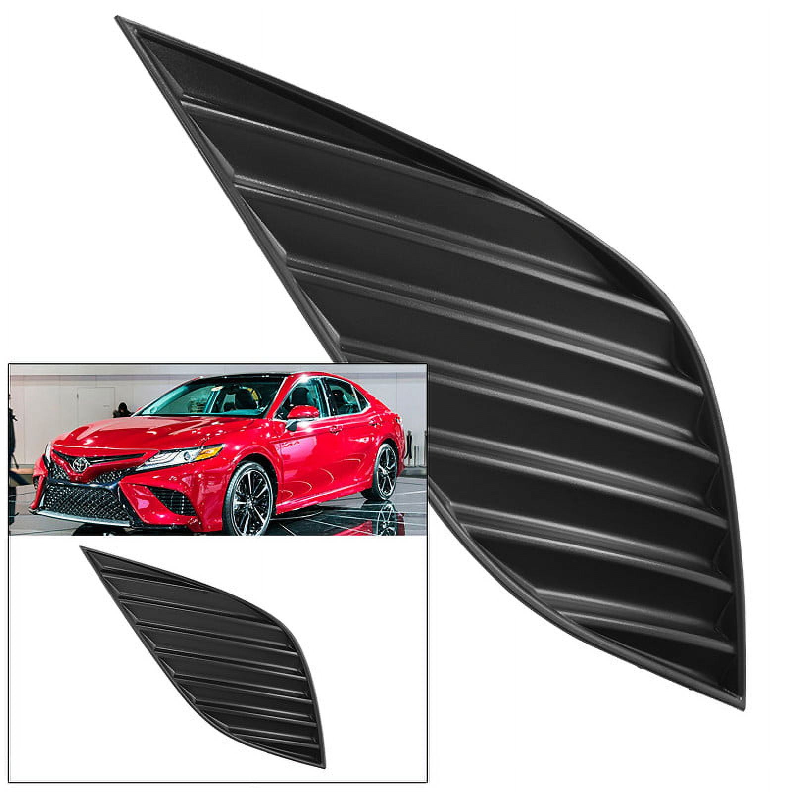 LH Driver Side Front Bumper Fog Light Cover For 2018-2019 Camry SE XSE ...