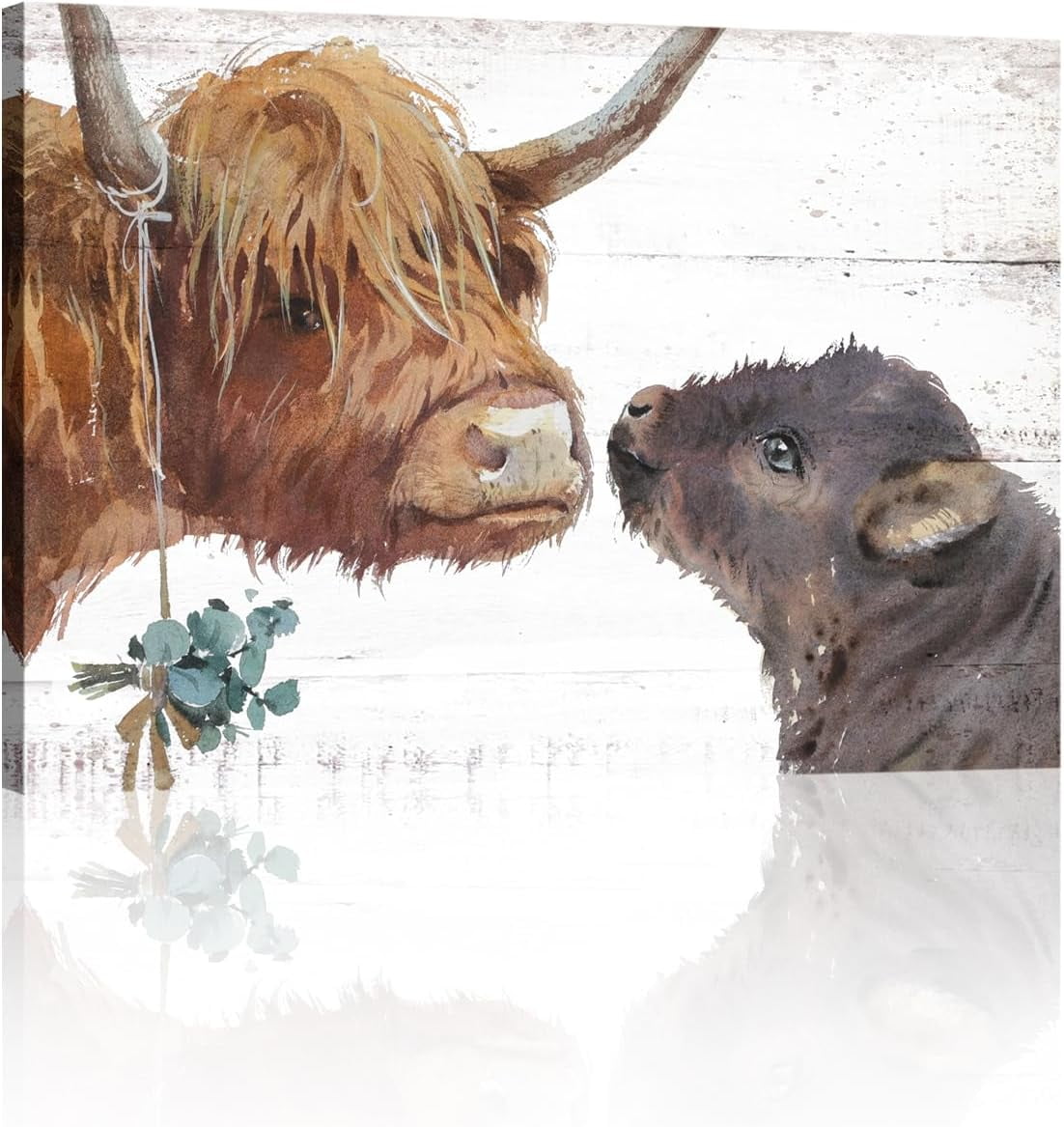 LH137HB-Highland Cow Pictures Wall Decor: Cow Gifts Mothers Day Wall ...